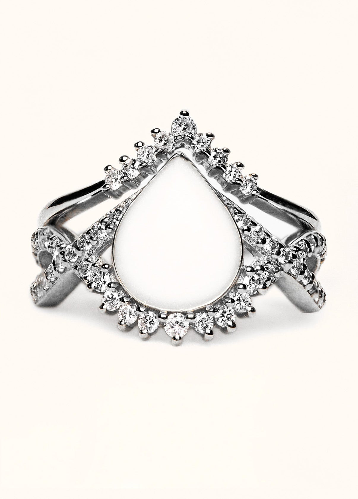 Majestic Ring Set | Breastmilk & Diamond Keepsake Jewelry – Mamma's ...