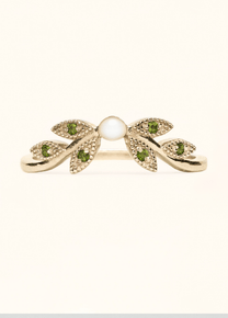 Vine of Life Ring – Custom Breastmilk & Birthstone Jewelry – Mamma's ...
